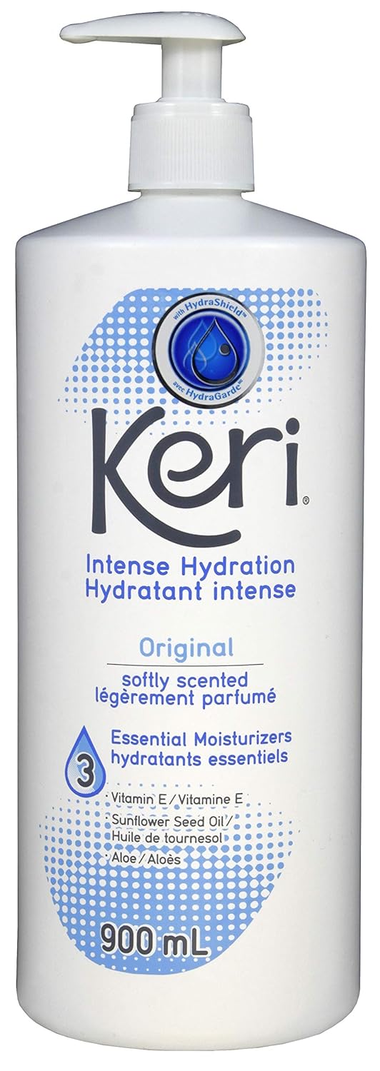 Keri Original Intense Hydration Lotion, Softly Scented, Pump, 900 Ml