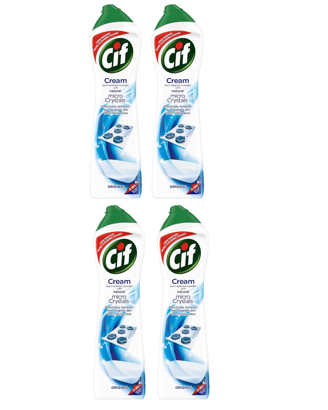 Cif Multi-Surface Cream Cleaner Original 660g - Pack of 4