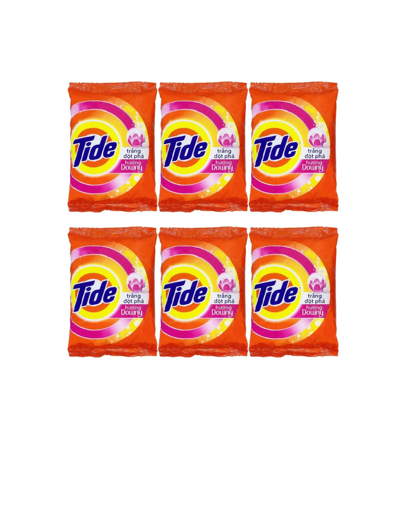 Tide Powder With Downy Laundry Detergent 350g - Pack of 6